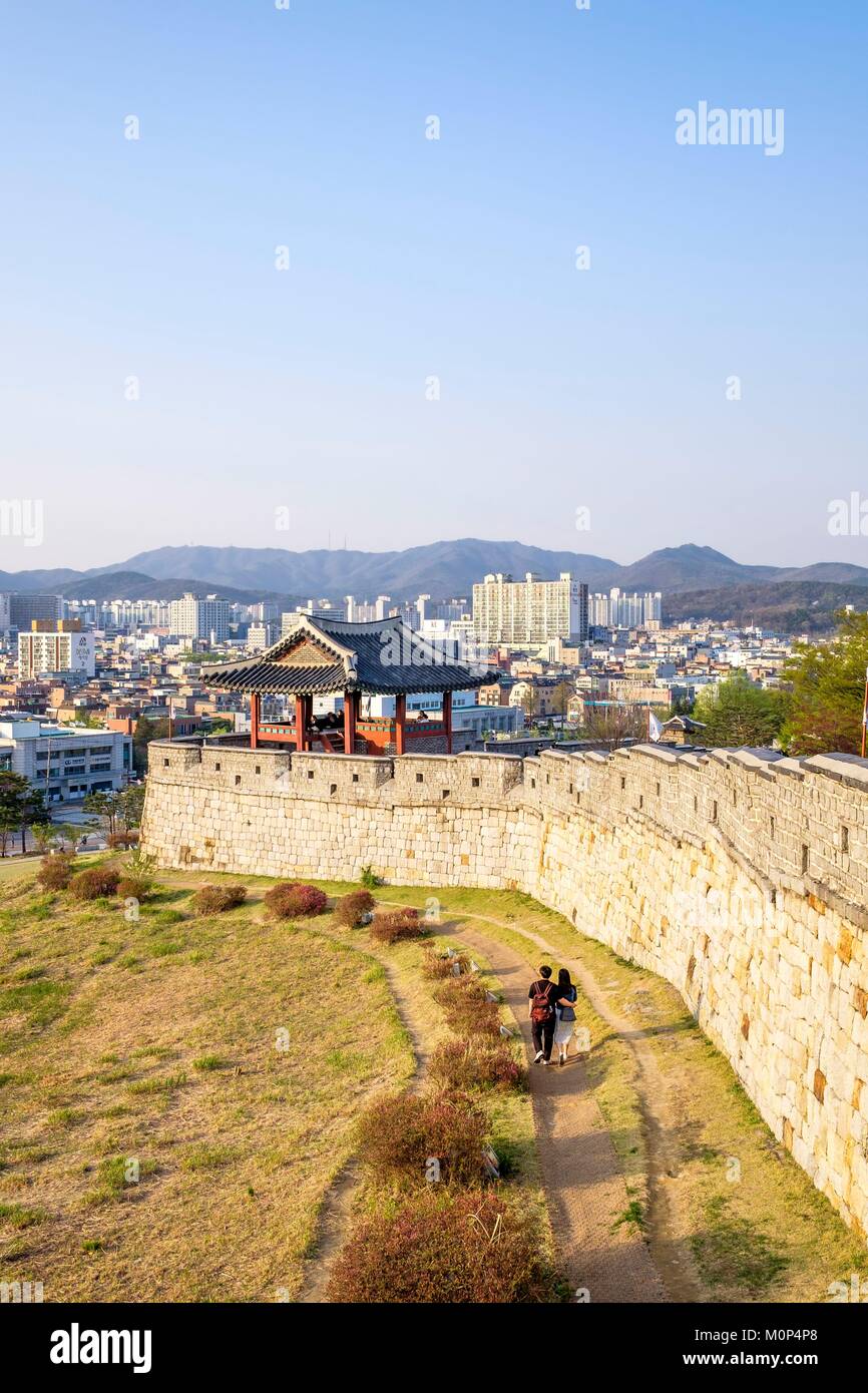 South Korea,Gyeonggi province,Suwon,Hwaseong fortress listed as World ...