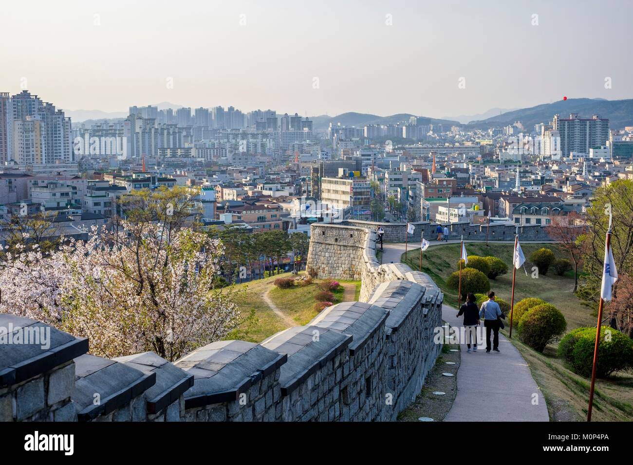 South Korea,Gyeonggi province,Suwon,Hwaseong fortress listed as World ...