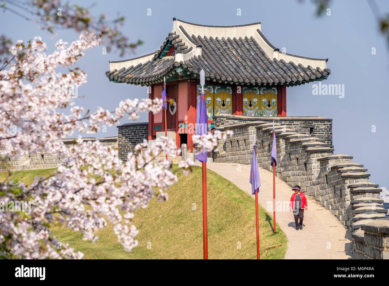 South Korea,Gyeonggi province,Suwon,Hwaseong fortress listed as World ...