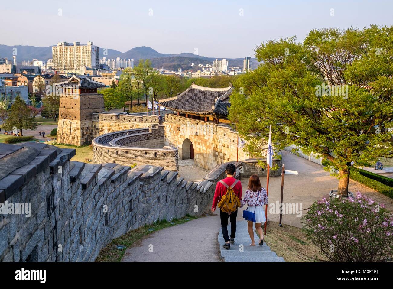 South Korea,Gyeonggi province,Suwon,Hwaseong fortress listed as World ...