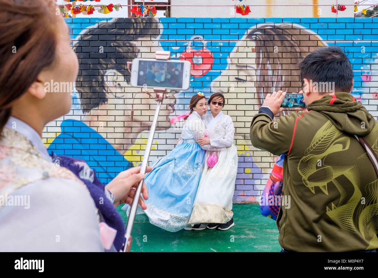 South Korea,South Gyeongsang province,Busan,Saha-gu district,Gamcheon ...