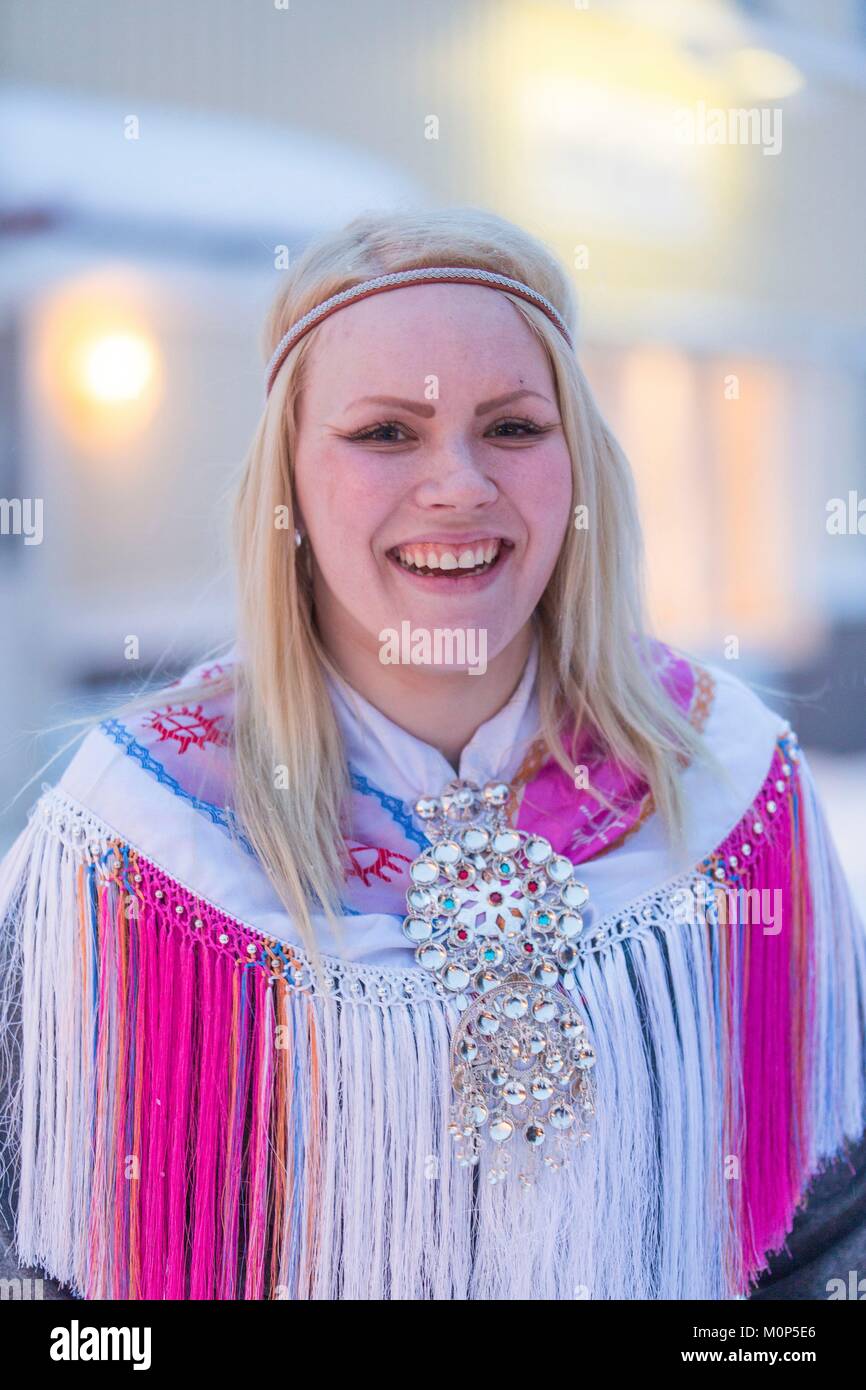 Sami lapp costume hi-res stock photography and images - Alamy