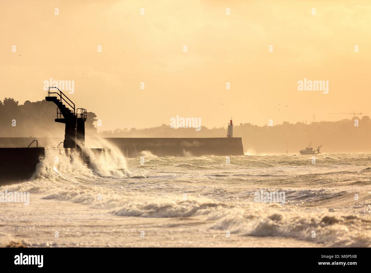 Beach mole west hi-res stock photography and images - Alamy