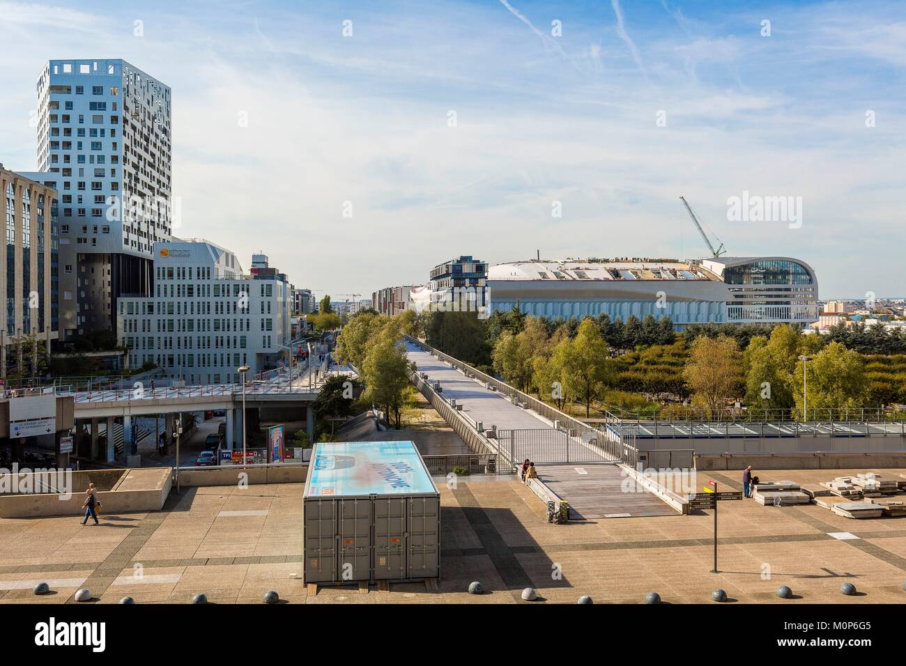France,Hauts de Seine,Nanterre,La Defense,the U Arena,modular hall ...