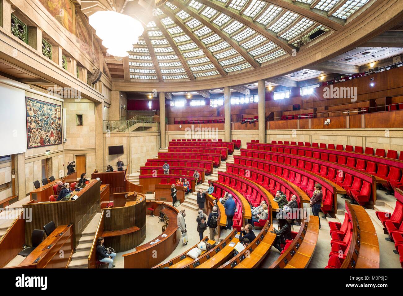 France,Paris,Heritage Days 2017,the Palais d'Iena designed by the ...