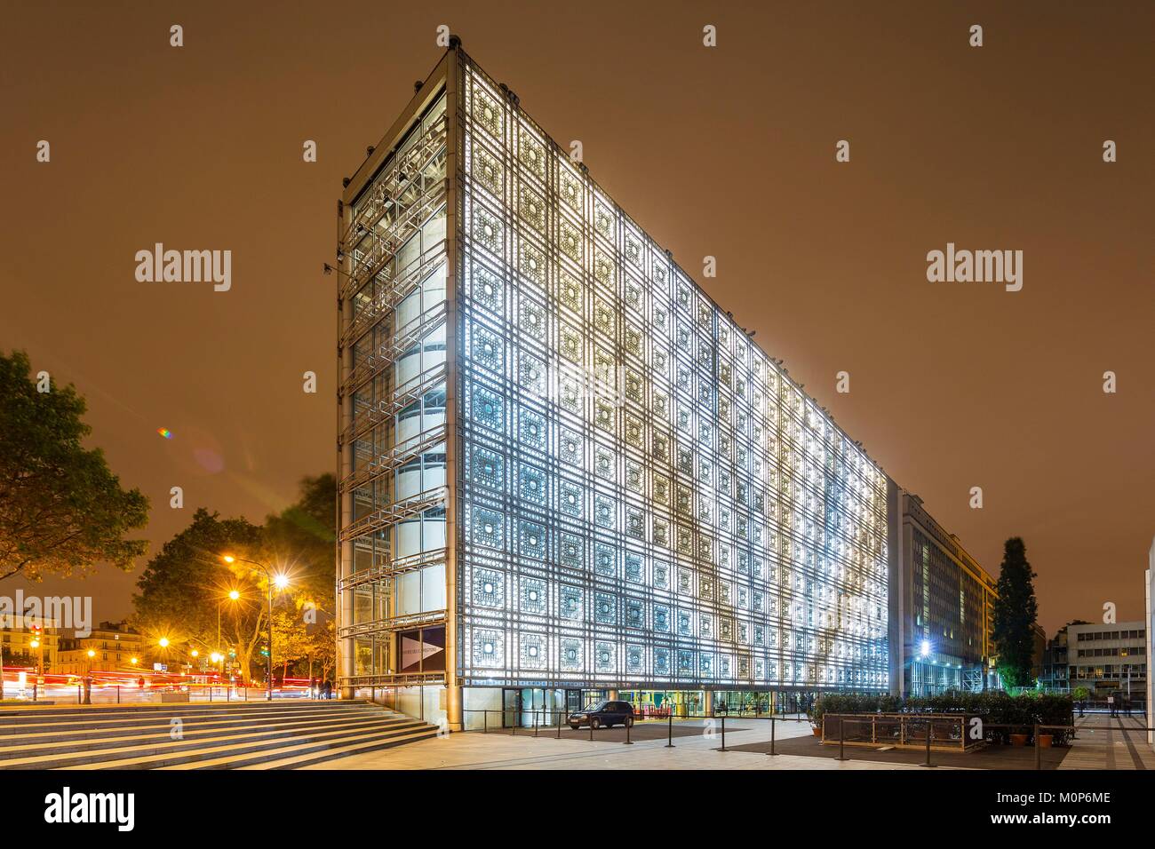 France,Paris,Institut du Monde Arabe (IMA),designed by the architects ...