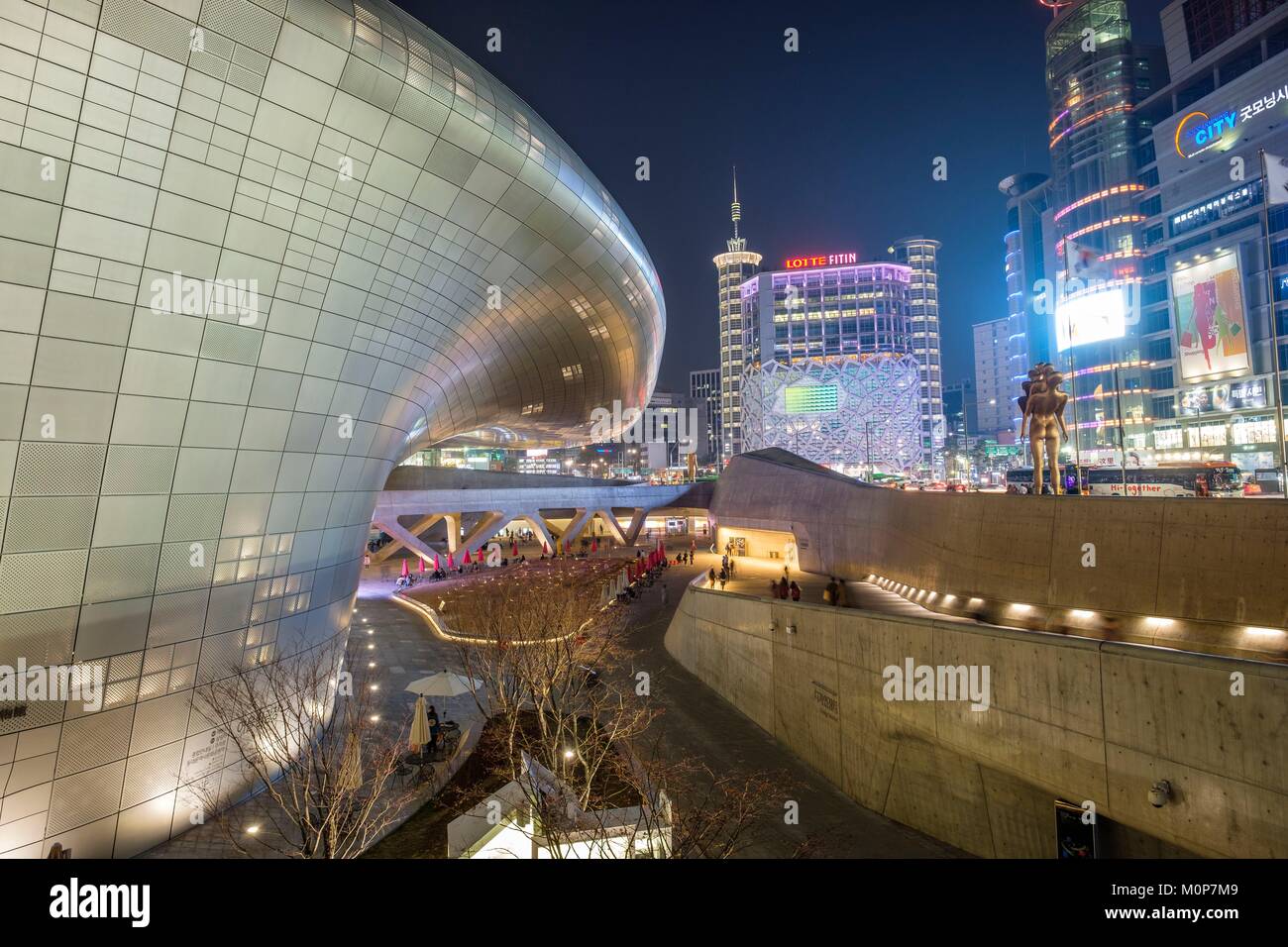 South Korea,Seoul,Jung-gu district,the Dongdaemun Design Plaza,also ...