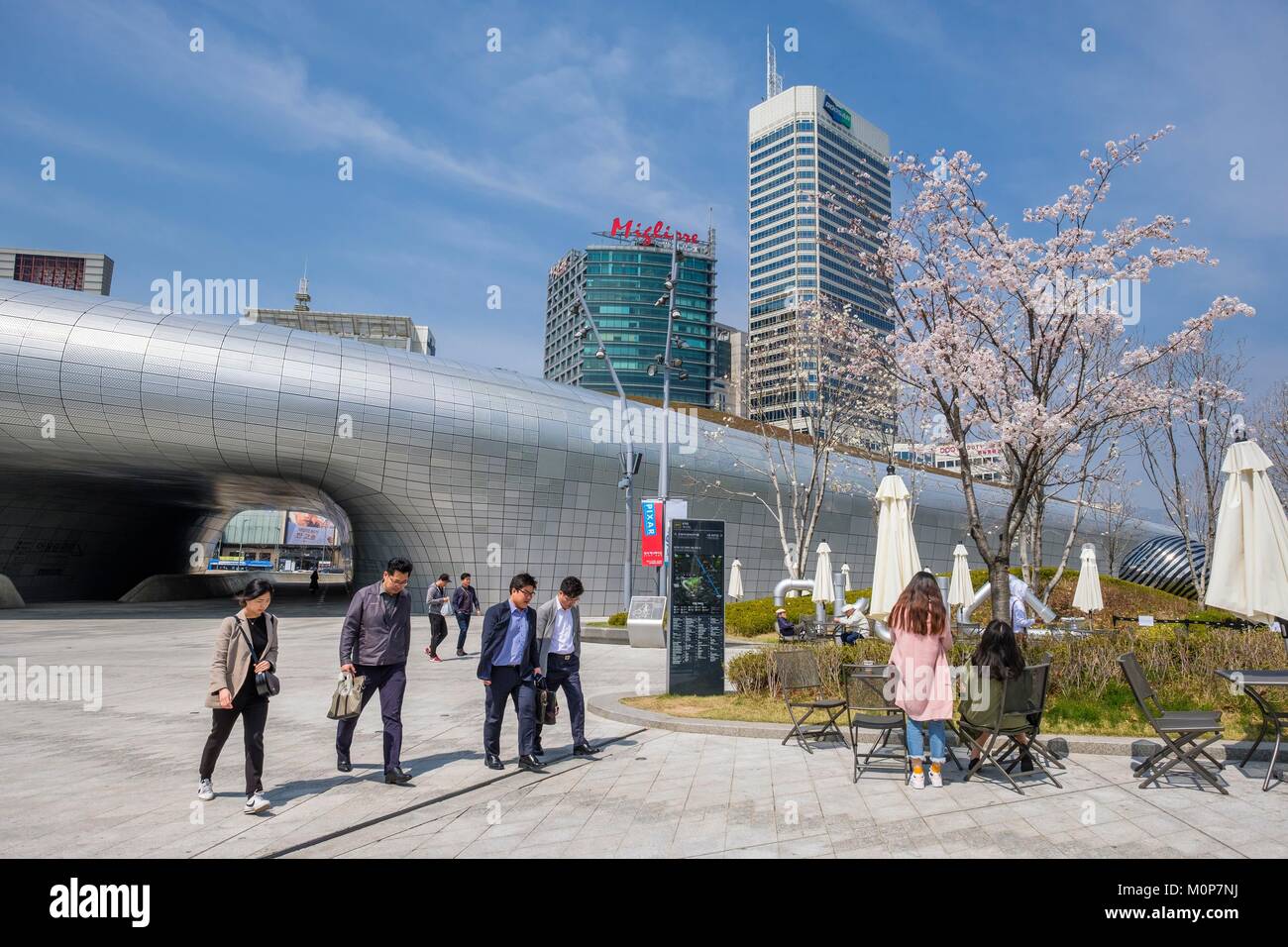 South Korea,Seoul,Jung-gu district,the Dongdaemun Design Plaza,also ...