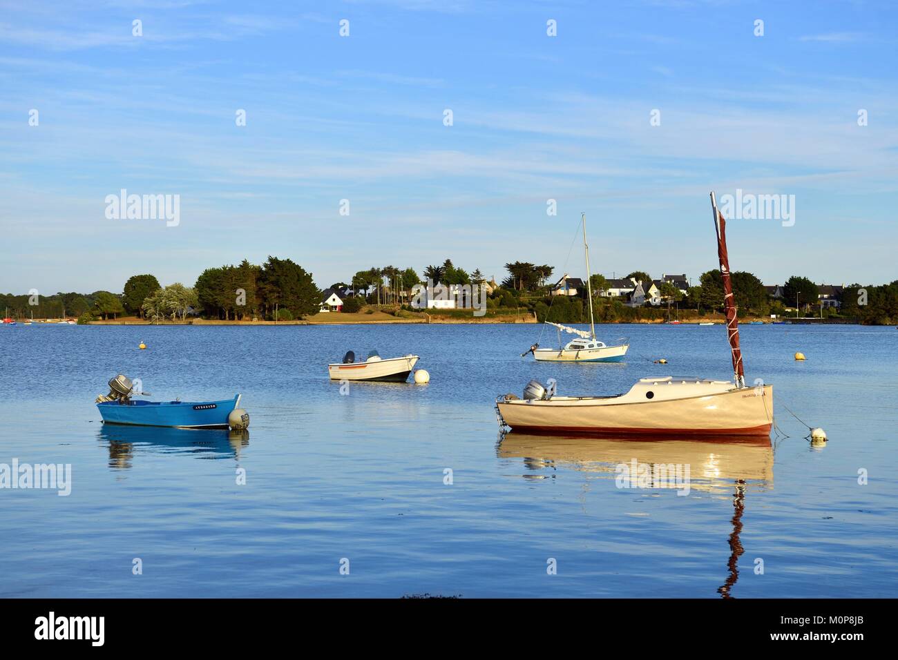 France,Morbihan,Etel River,ile de Saint Cado (Saint Cado's Island Stock ...