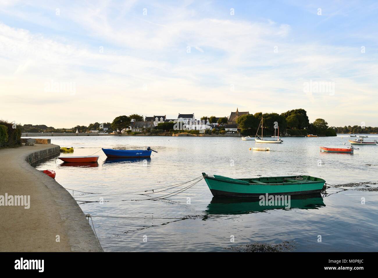 France,Morbihan,Etel River,ile de Saint Cado (Saint Cado's Island Stock ...