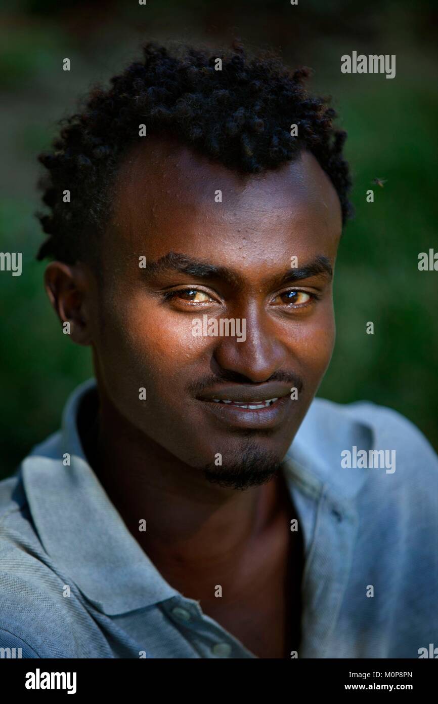 Ethiopia,Portrait of an Ethiopian Stock Photo - Alamy