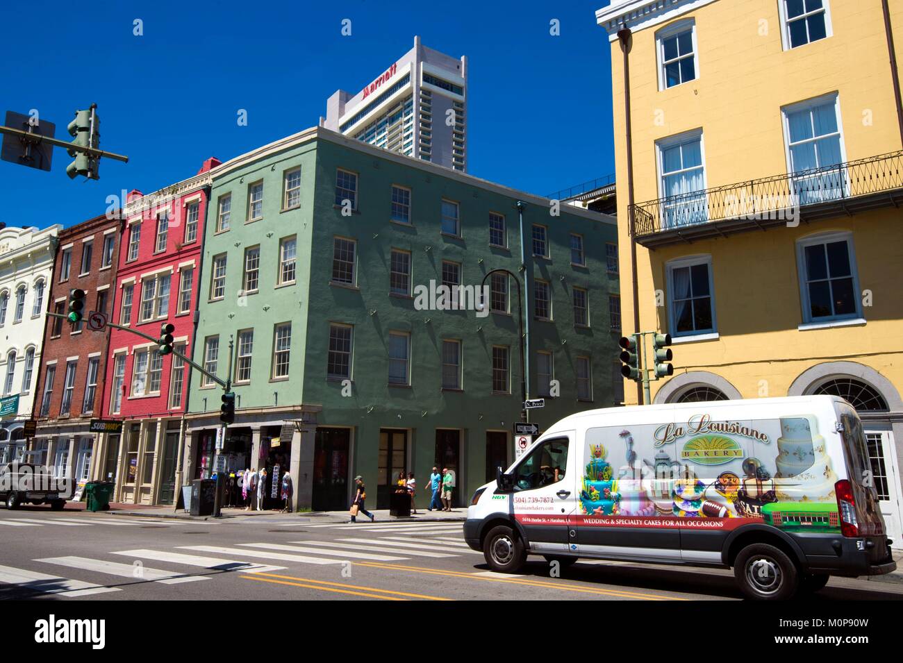 United States,Louisiana,New Orleans,French Quarter,Decatur Street Stock ...