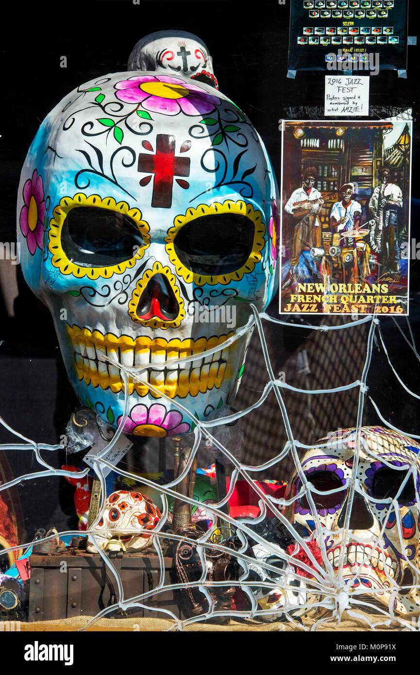 United States,Louisiana,New Orleans,the French Quarter,voodoo shop ...