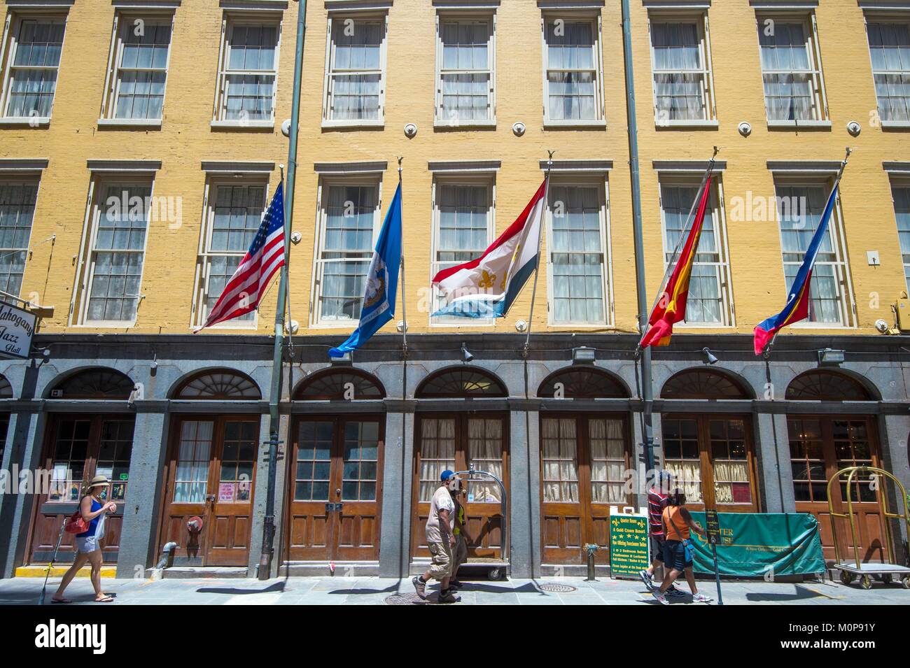 United States,Louisiana,New Orleans,French Quarter,Decatur Street Stock ...