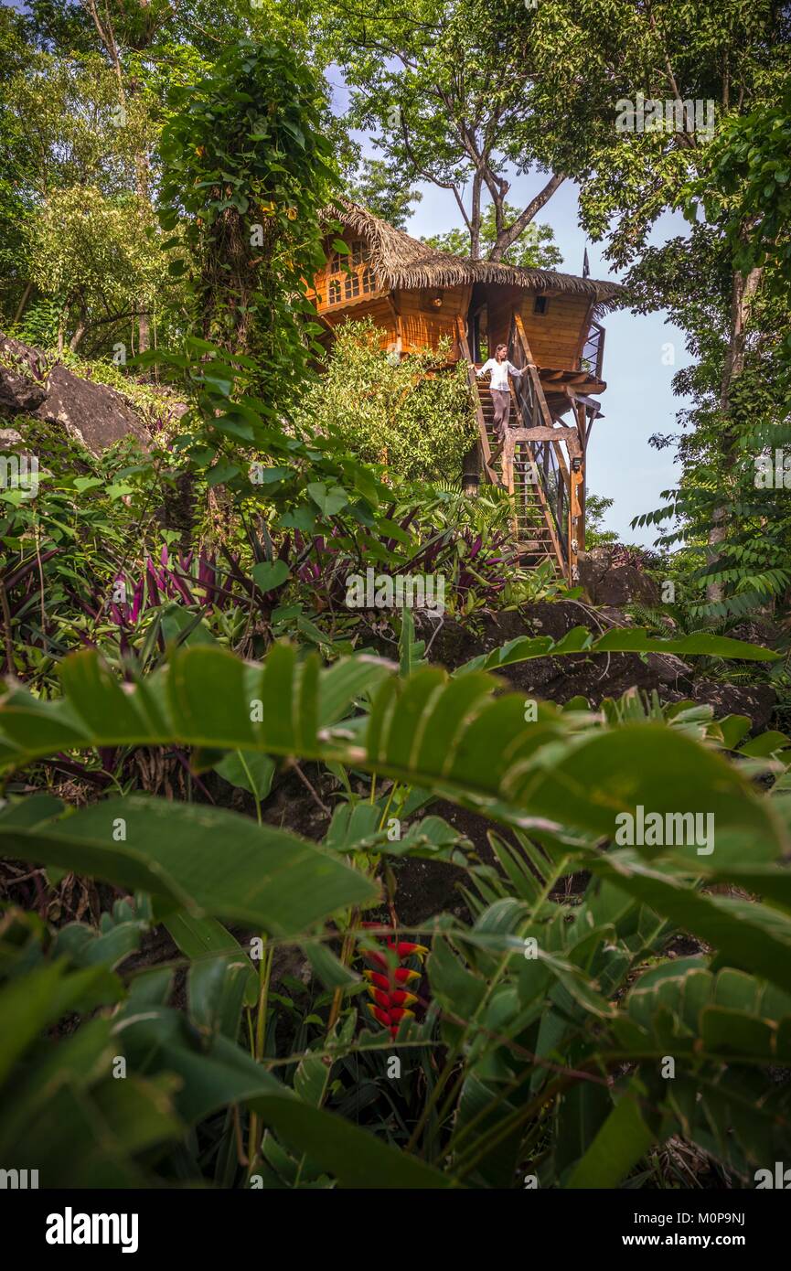 Caribbean shack old woman hi-res stock photography and images - Alamy
