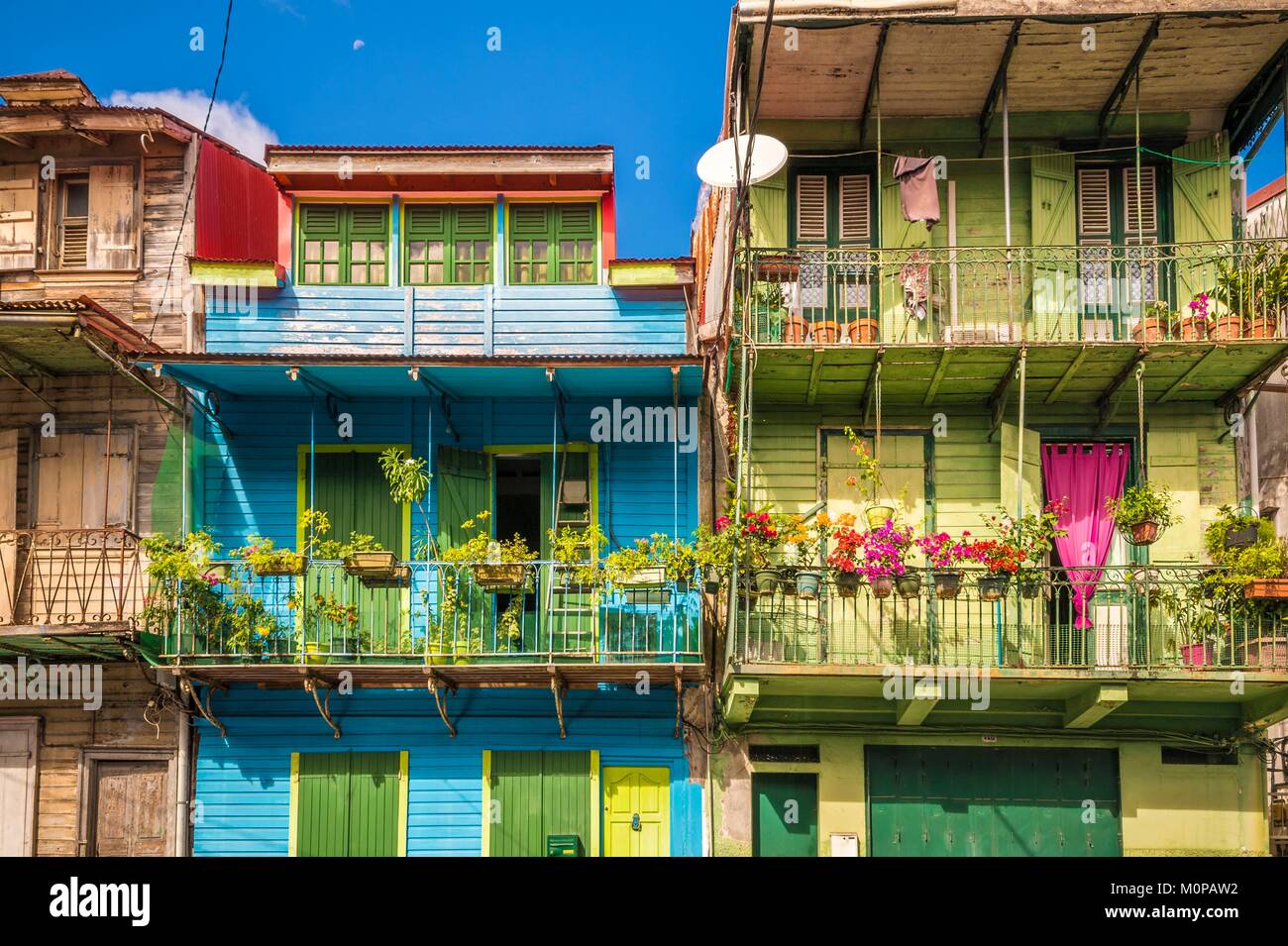 Guadeloupe creole architecture hi-res stock photography and images - Alamy