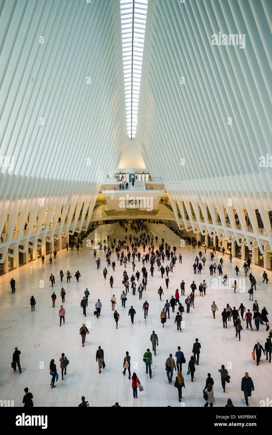 United States,New York,New York City,Lower Manhattan,The Oculus,World ...