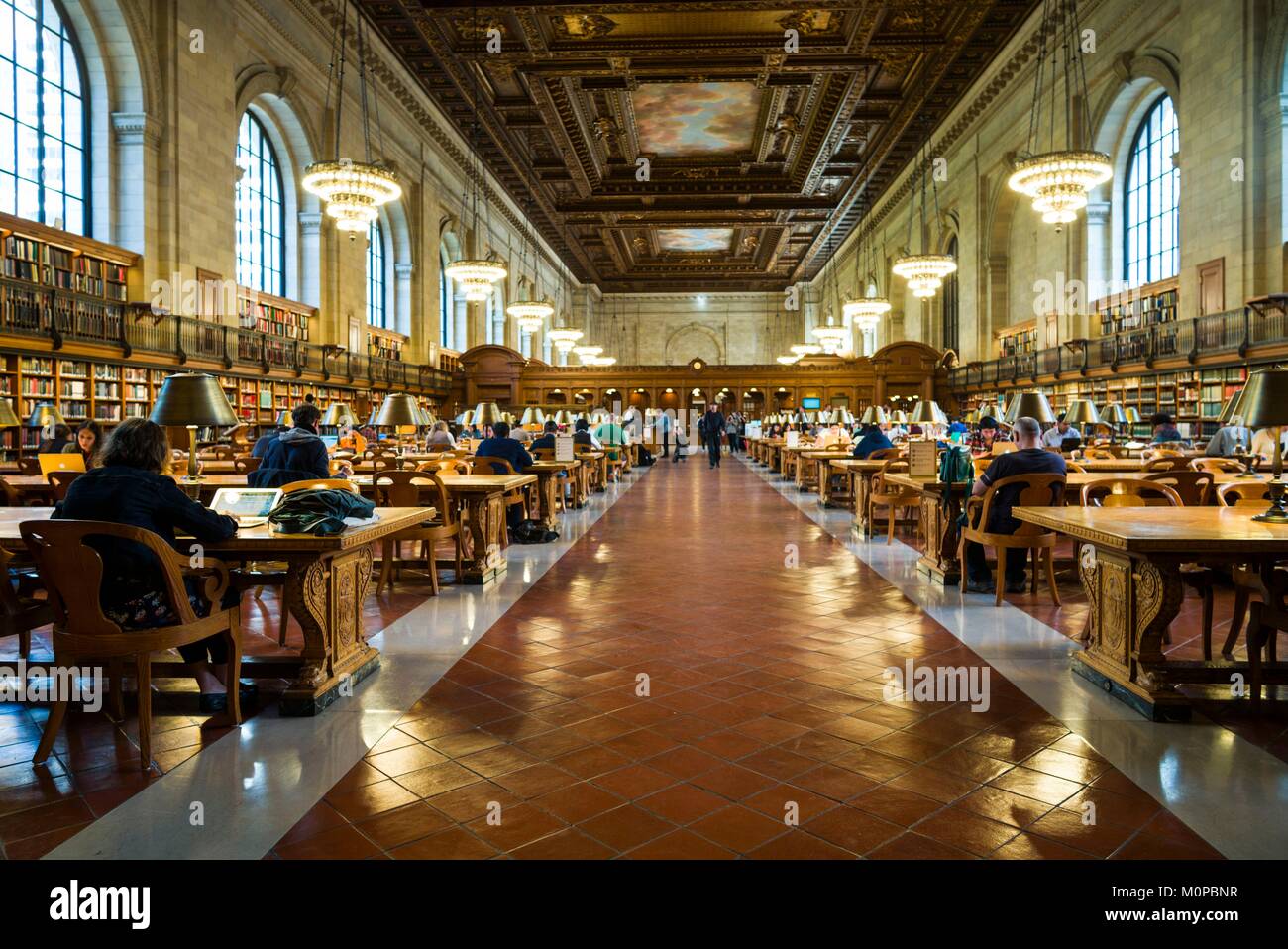 New york public library mid manhattan library hi-res stock photography ...