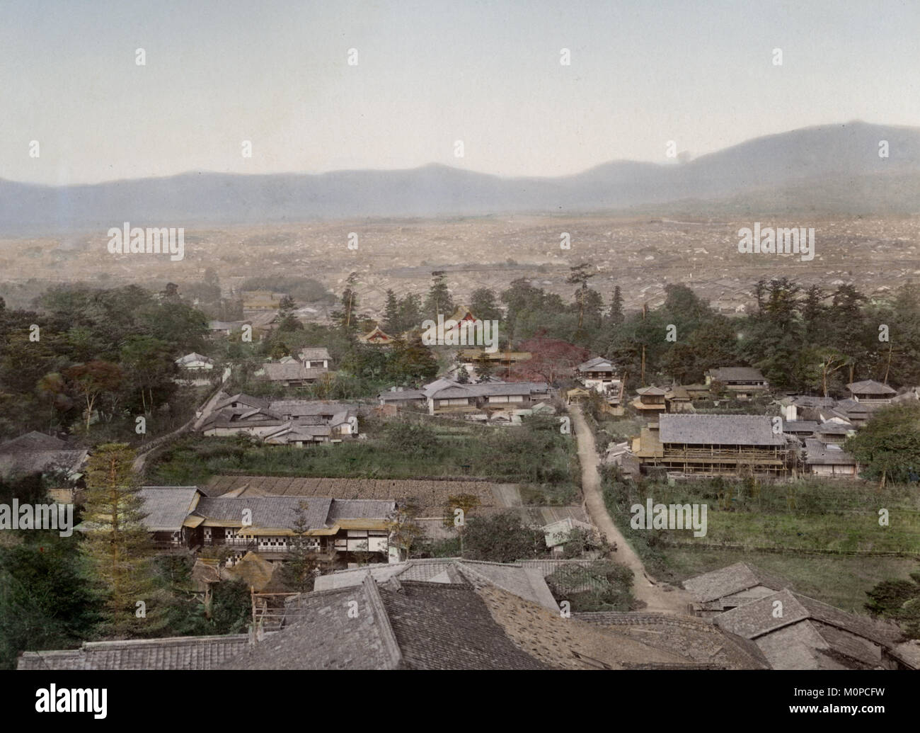 c. 1880s Japan - view of Kyoto Stock Photo - Alamy