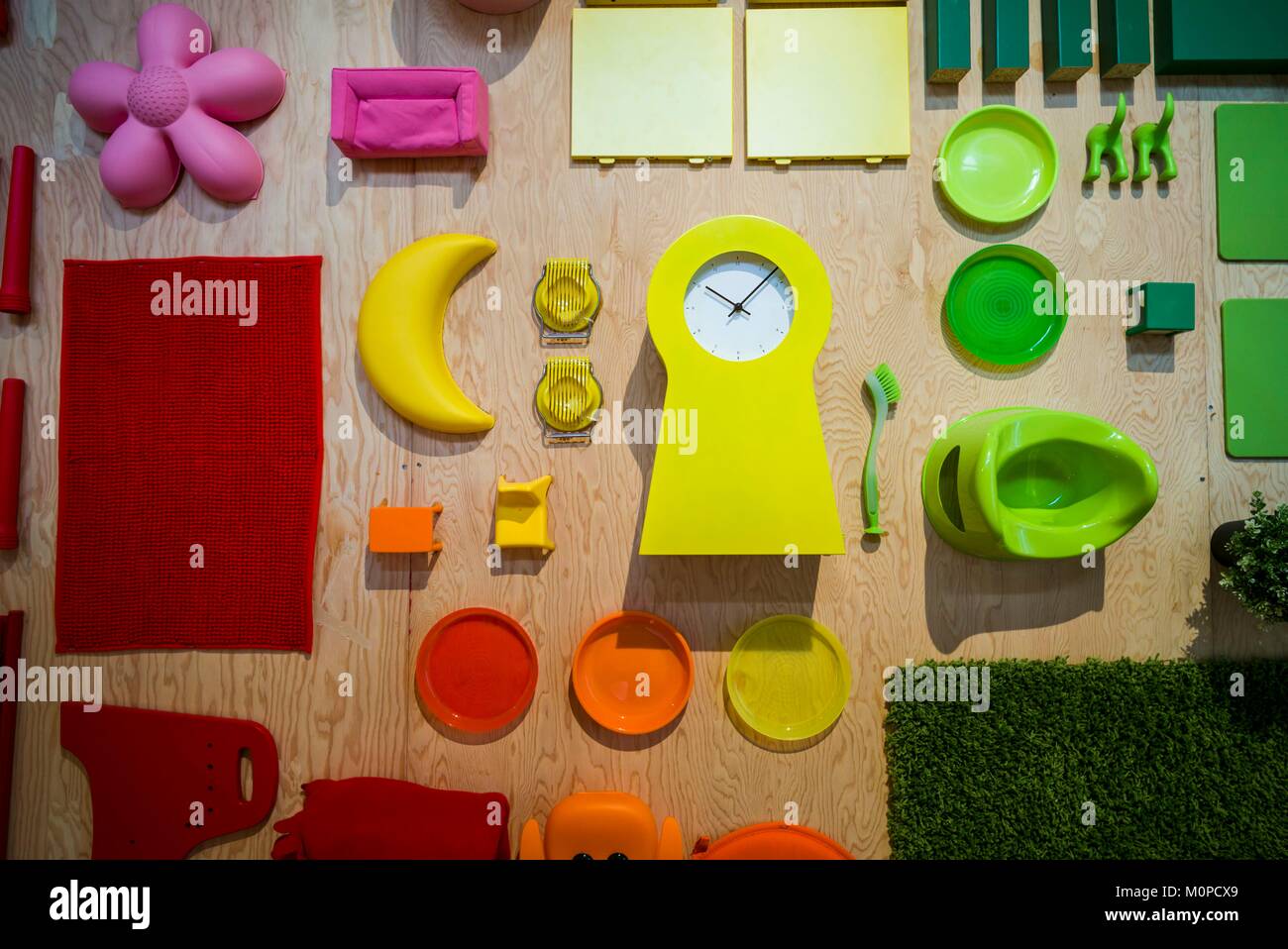 Canada,Ontario,Toronto,Design Exchange,40 tears of Ikea exhibit Stock ...