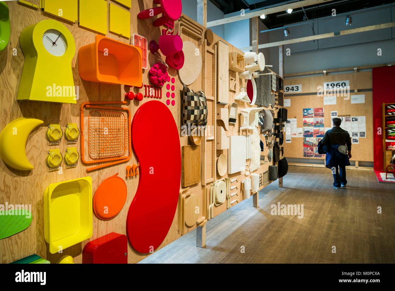Canada,Ontario,Toronto,Design Exchange,40 tears of Ikea exhibit Stock ...