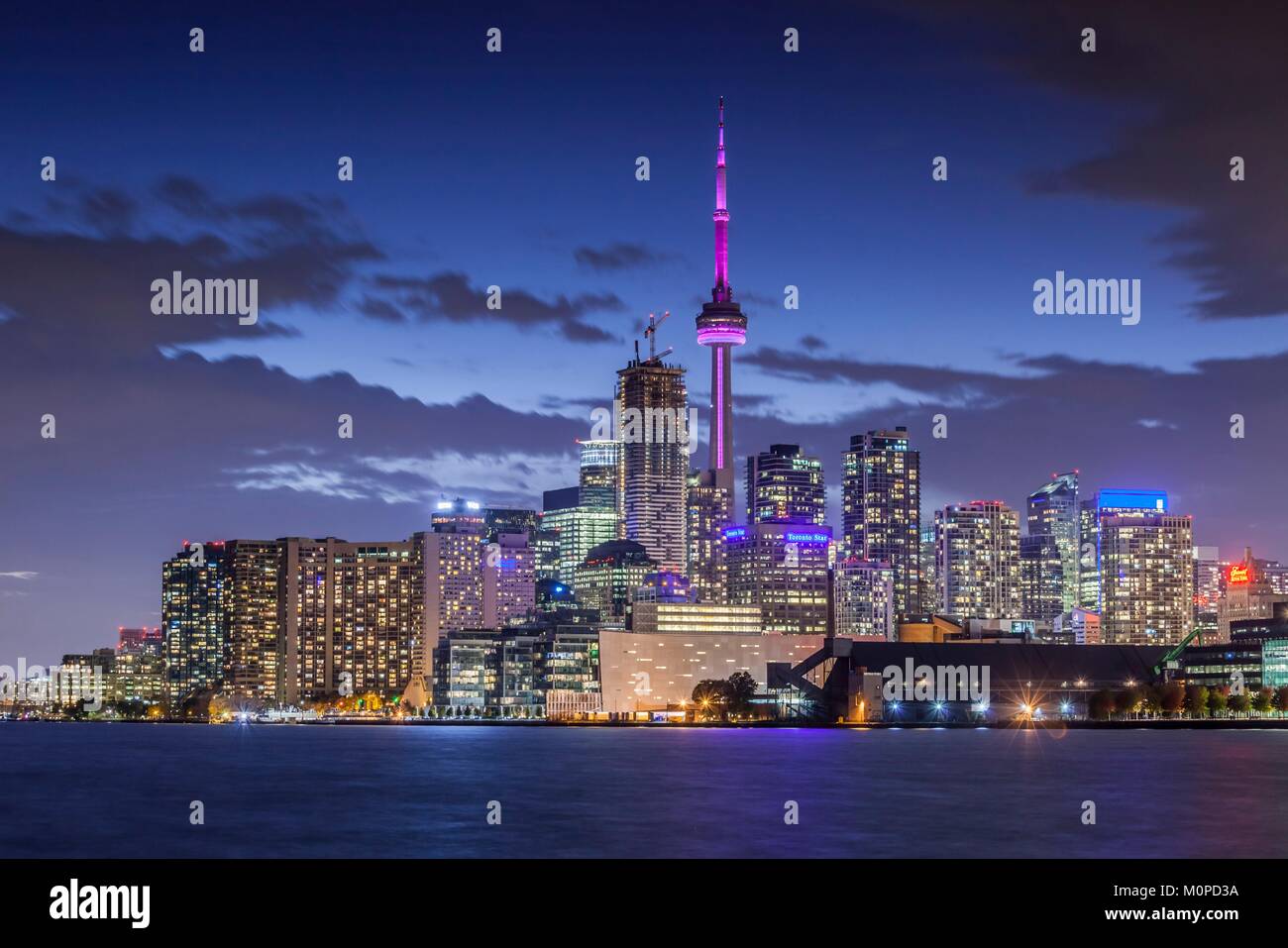 Toronto skyline polson pier hi-res stock photography and images - Alamy