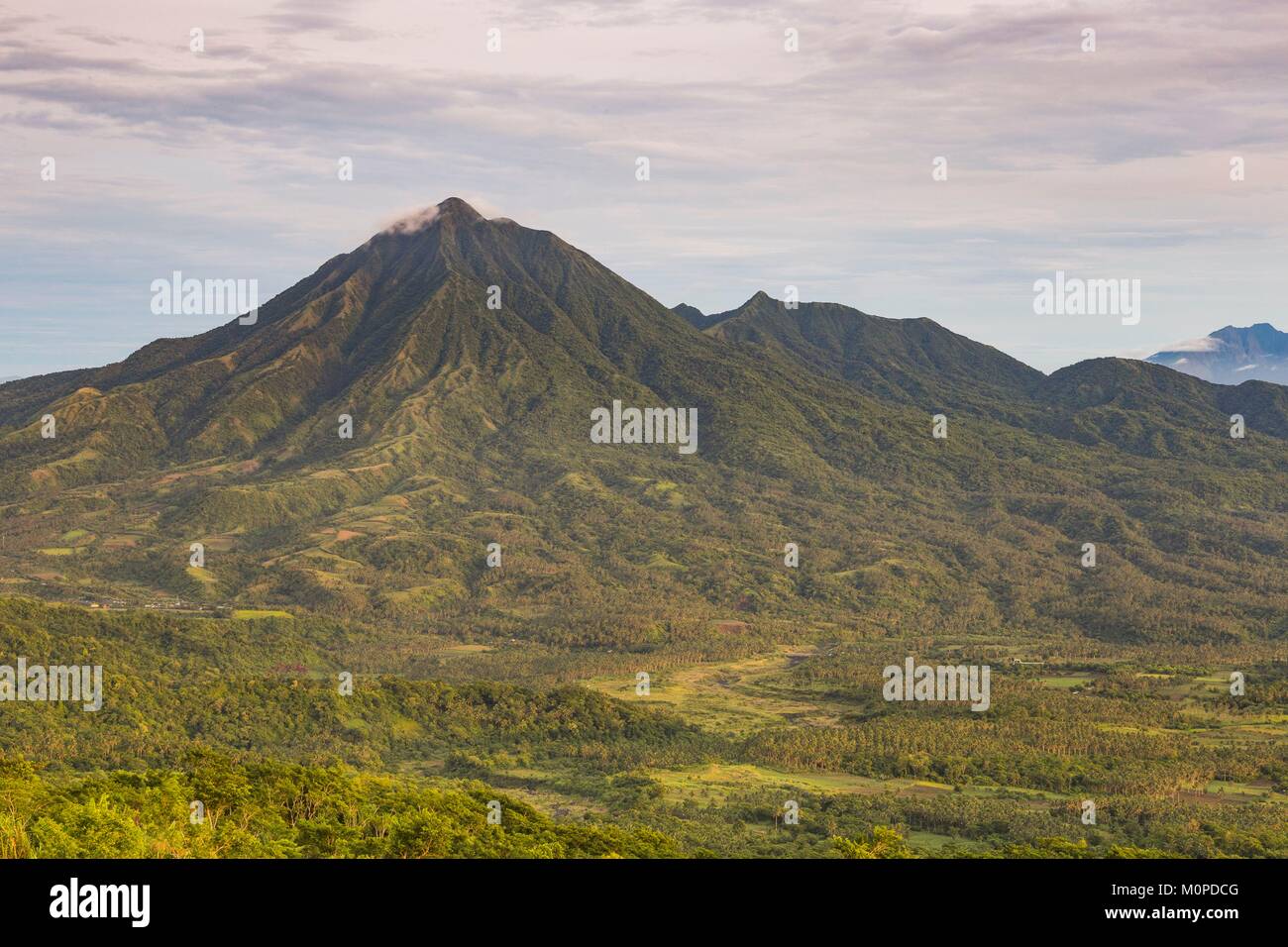 Philippines,Luzon,Mayon Volcano Natural Park,view on Mount Masaraga ...
