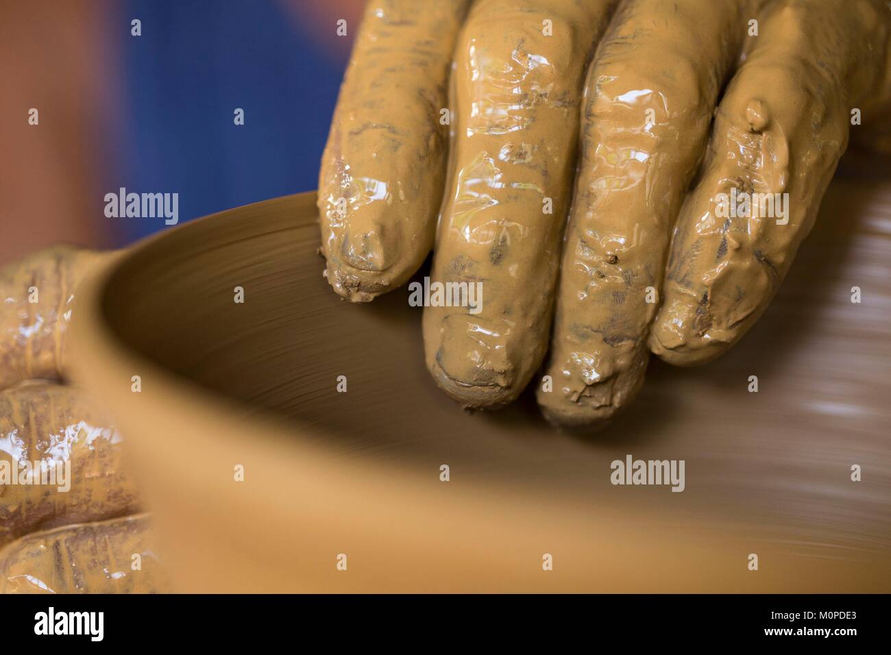 Philippines,Luzon,Albay Province,Tiwi,ceramic fabric Stock Photo - Alamy