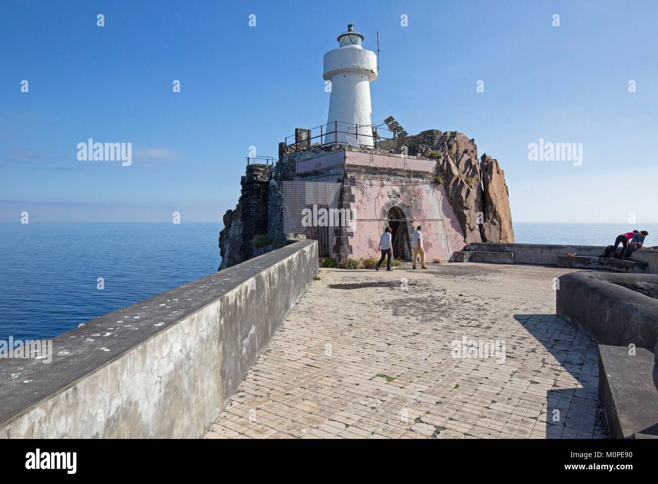 Strombolicchio lighthouse hi-res stock photography and images - Alamy