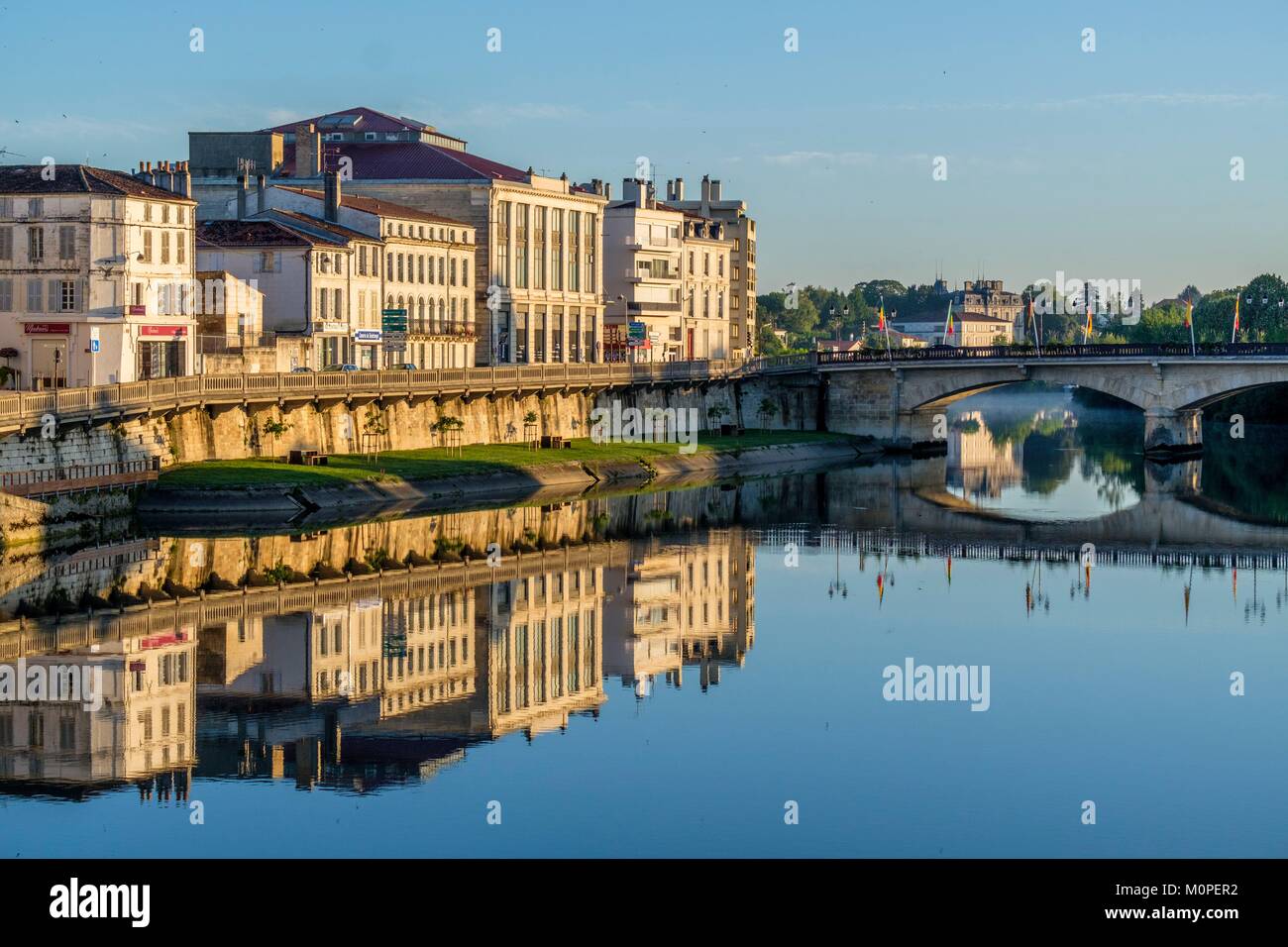 France,Charente Maritime,Saintonge,Saintes,Charente river Stock Photo ...