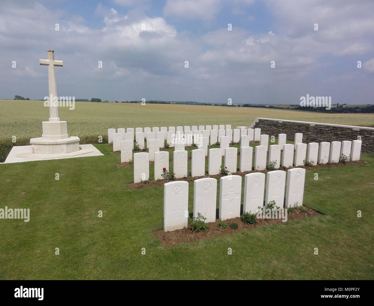 Canonne farm british cemetery hi-res stock photography and images - Alamy
