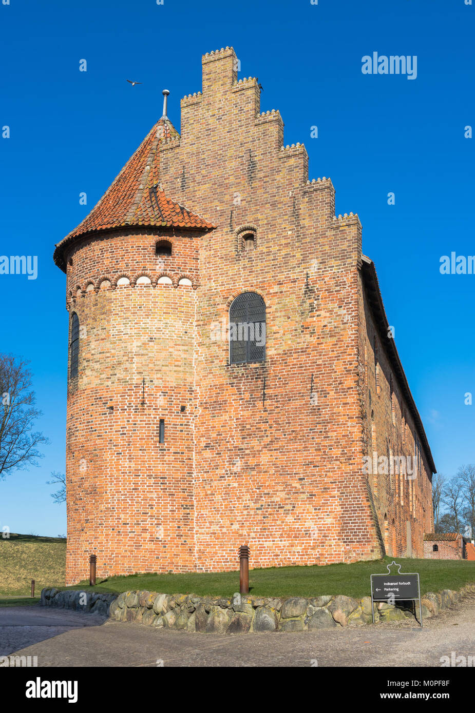 Castle Nyborg, located in Denmark, is a historic structure with ...