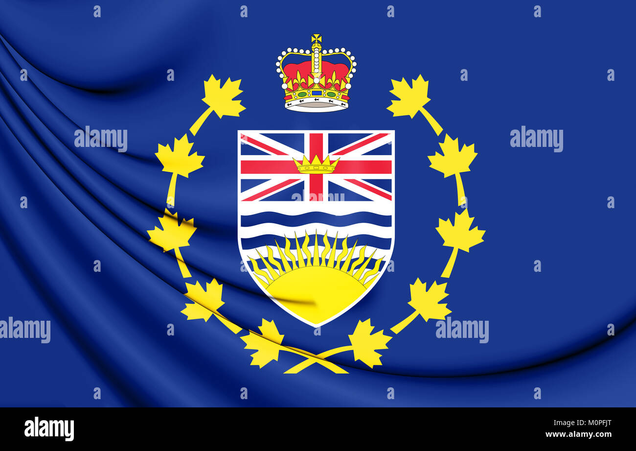 British columbia flag hi-res stock photography and images - Alamy