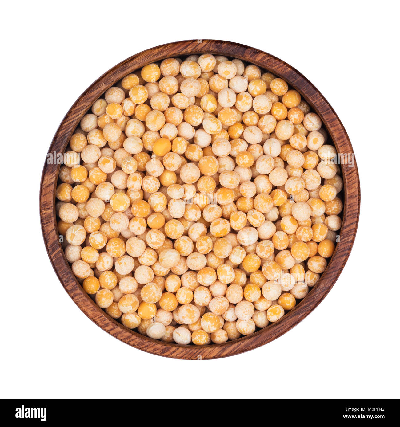 Dry peas isolated on white background Stock Photo - Alamy