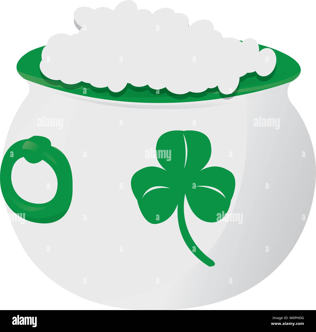 Pot full money Stock Vector Images - Alamy