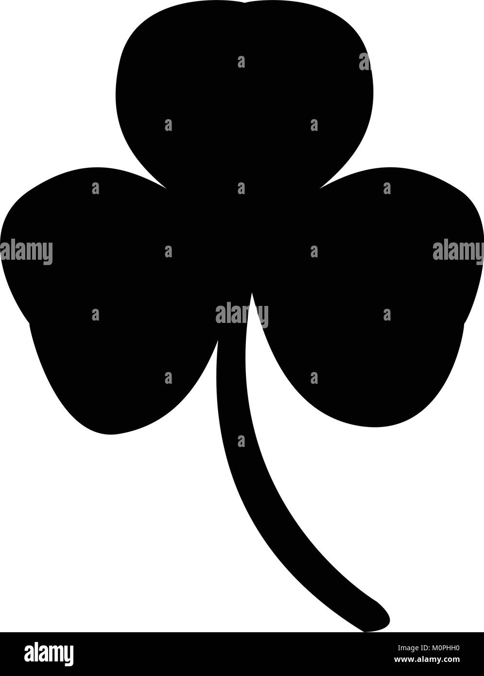 Silhouette of a clover Stock Vector Image & Art - Alamy