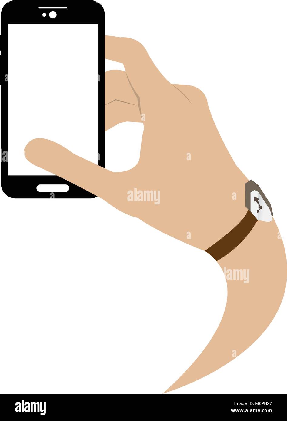 Self portrait holding portrait Stock Vector Images - Alamy