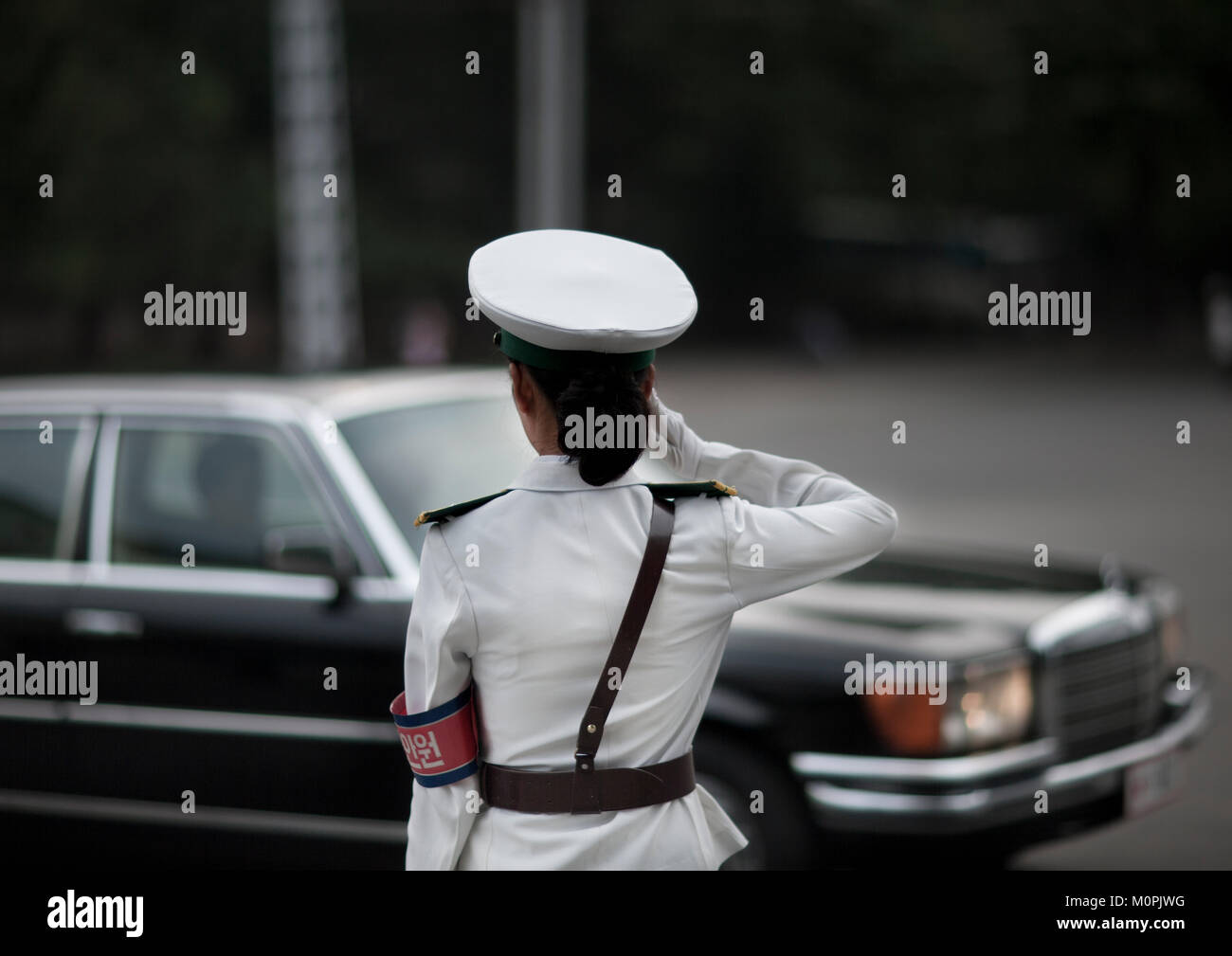 Police car in korea hi-res stock photography and images - Alamy