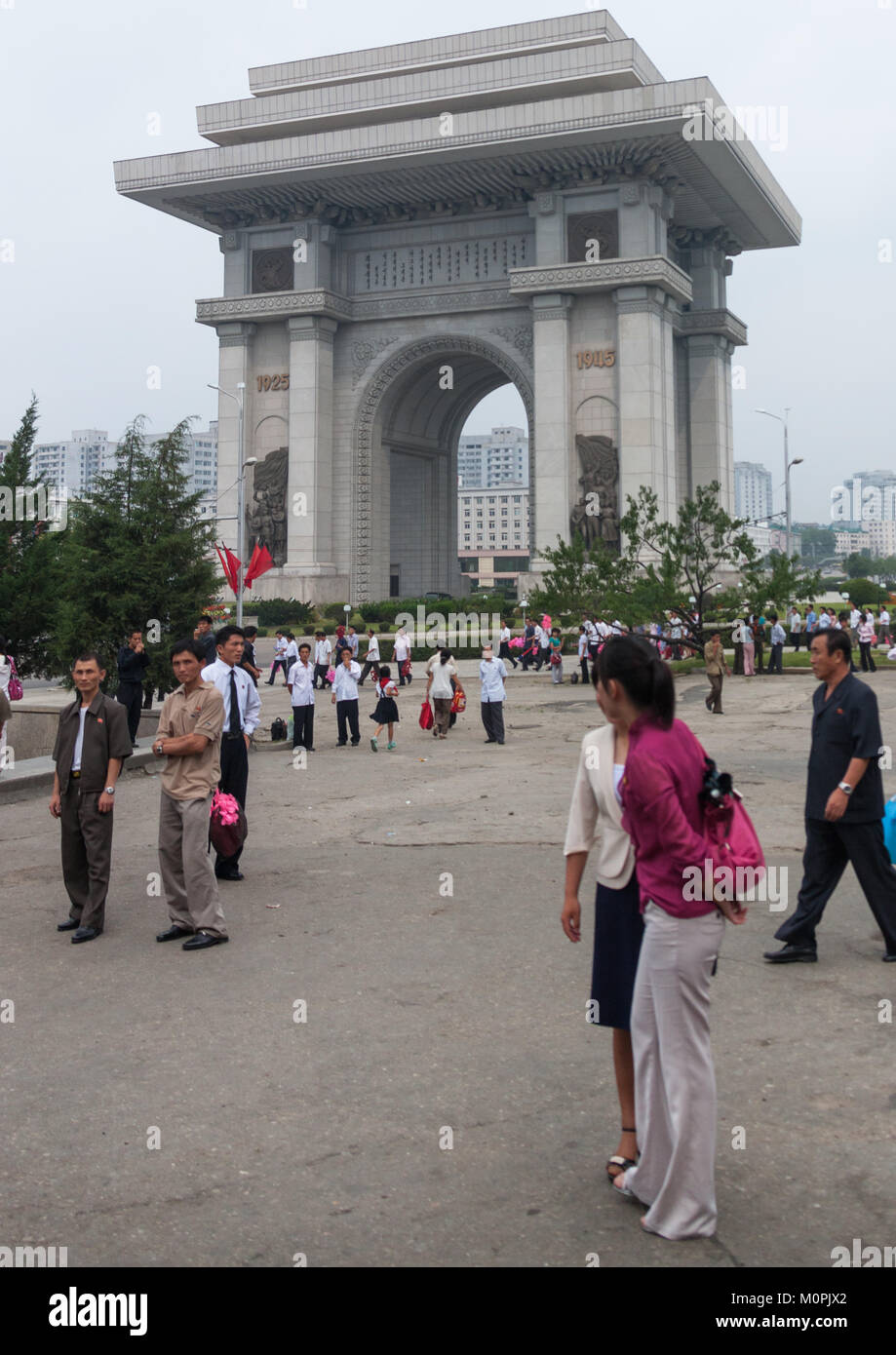 The arch of triumph built to commemorate the Korean resistance to japan ...