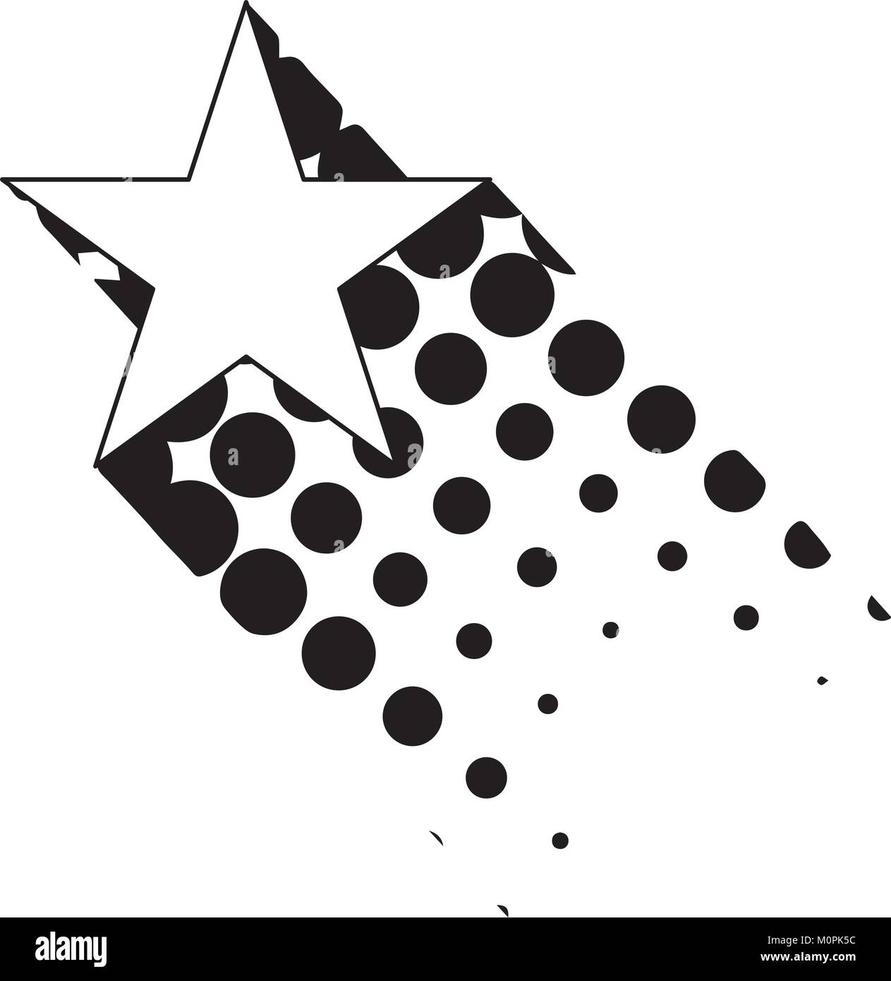 Isolated comic star Stock Vector Image & Art - Alamy