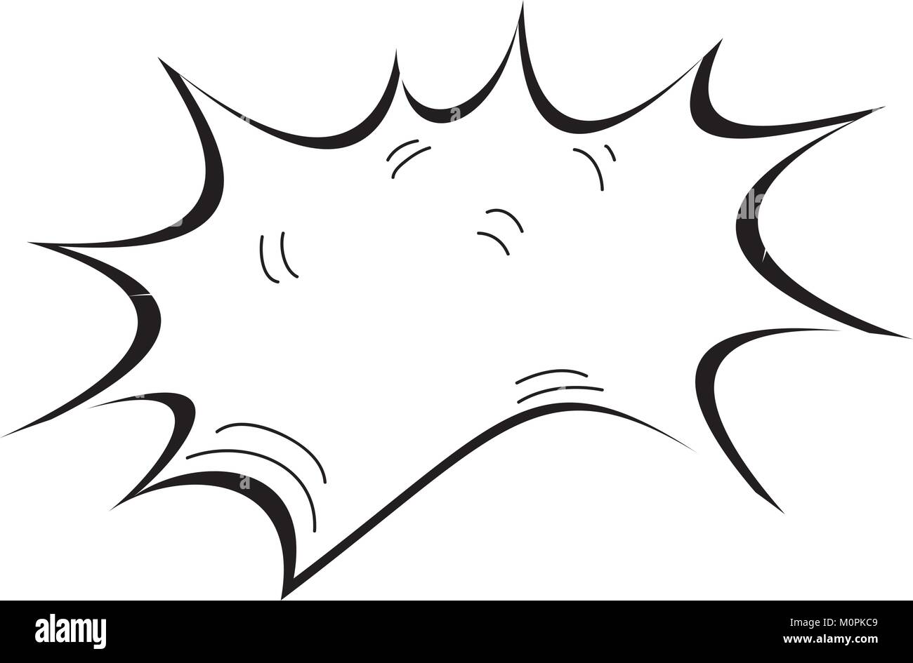 Isolated comic bubble Stock Vector Image & Art - Alamy