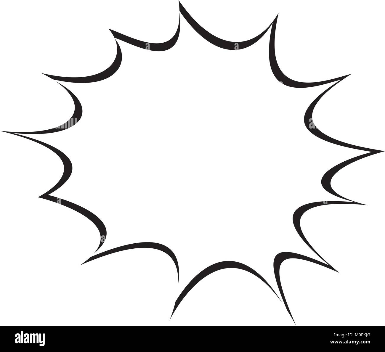 Isolated comic bubble Stock Vector Image & Art - Alamy