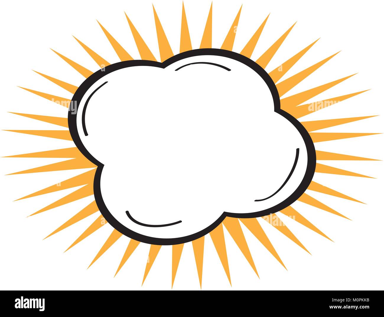 Isolated comic bubble Stock Vector Image & Art - Alamy