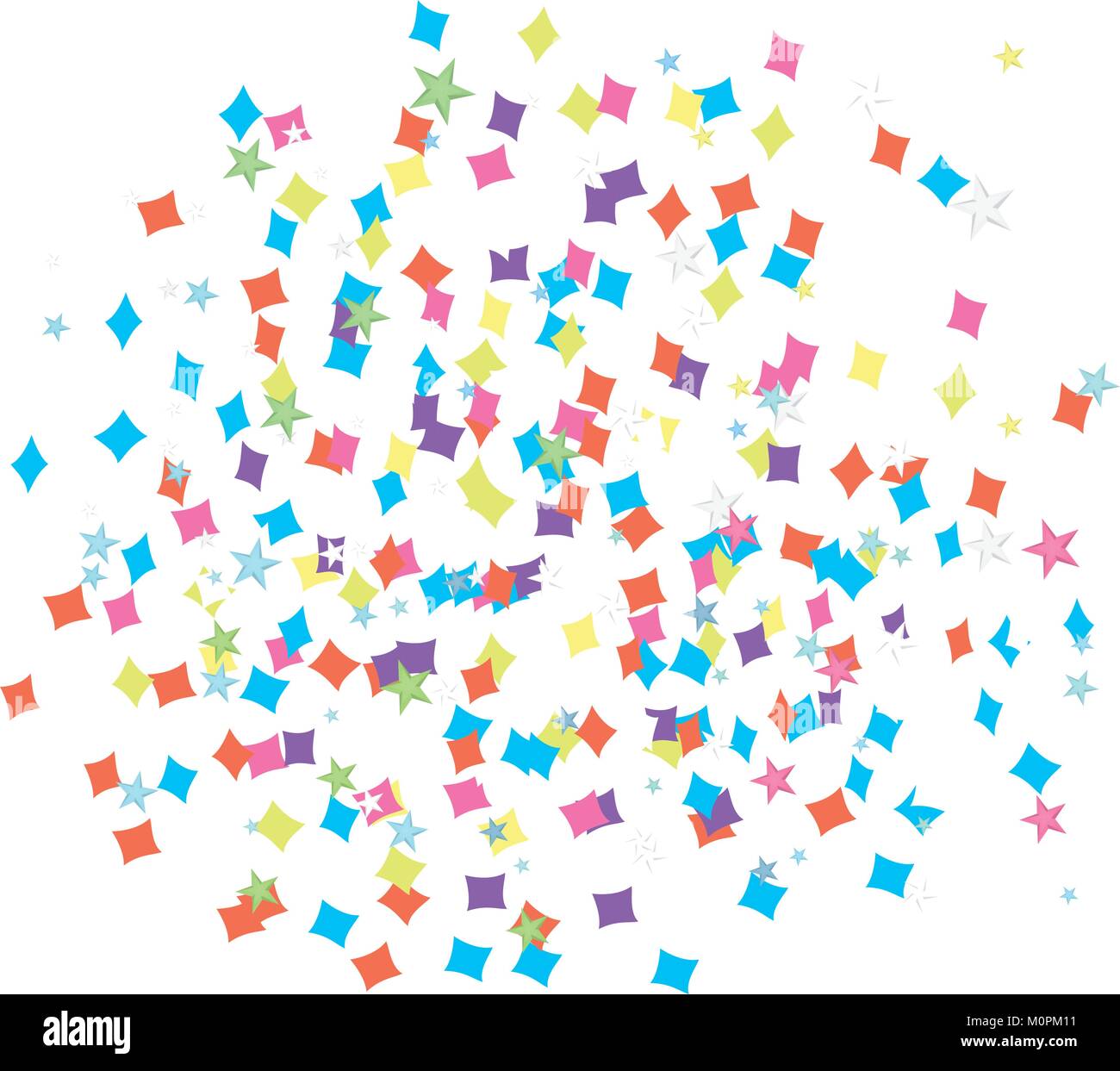 Isolated confetti illustration Stock Vector Image & Art - Alamy