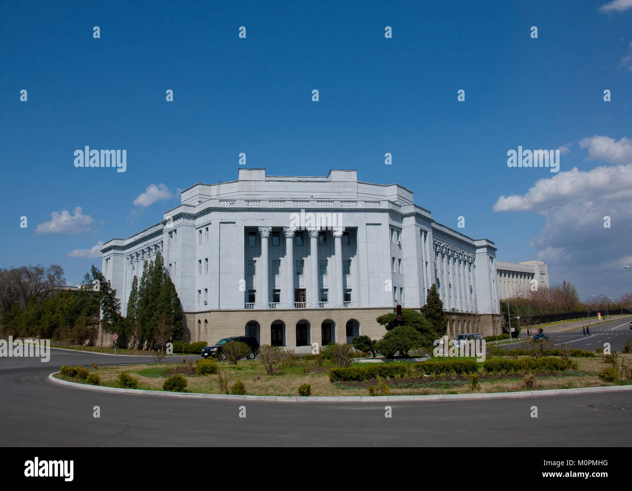 New luxurious building, Pyongan Province, Pyongyang, North Korea Stock ...