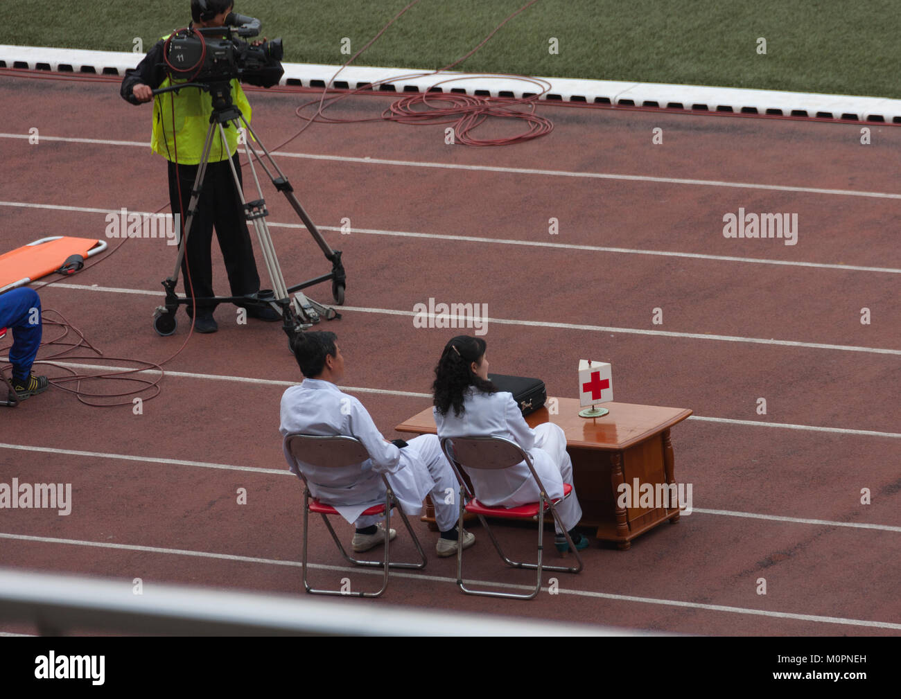 Pyongyang stadium football hi-res stock photography and images - Alamy