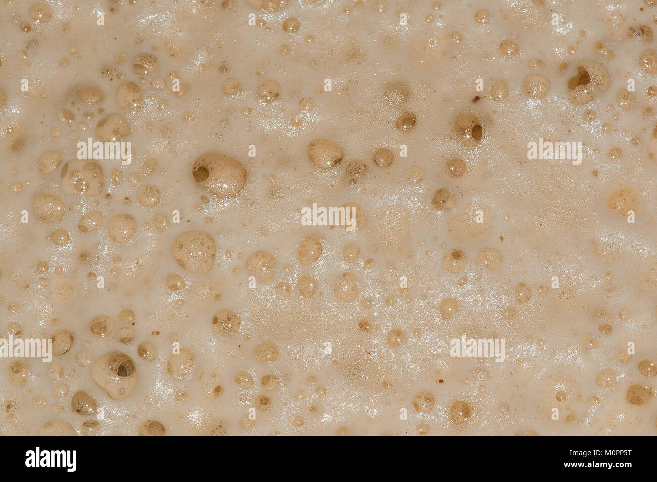 close-up view beer foam with bubbles Stock Photo - Alamy