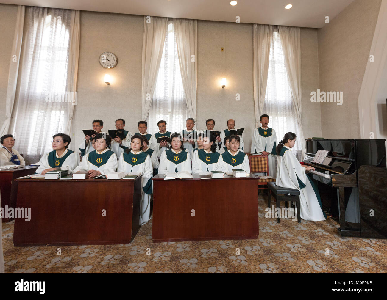 Chilgol protestant church, Pyongan Province, Pyongyang, North Korea ...