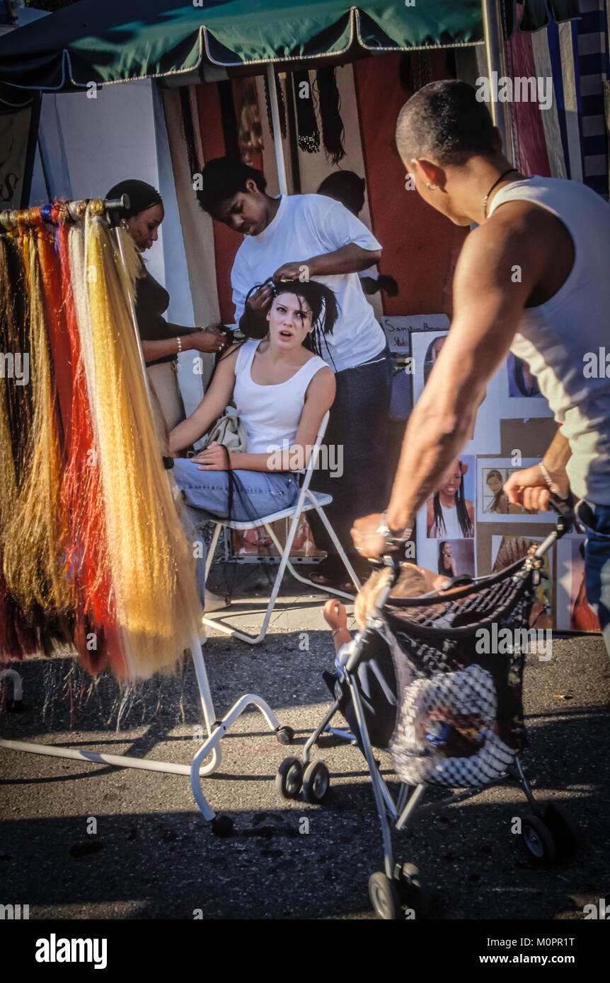 German street fair, carnival Stock Photo - Alamy