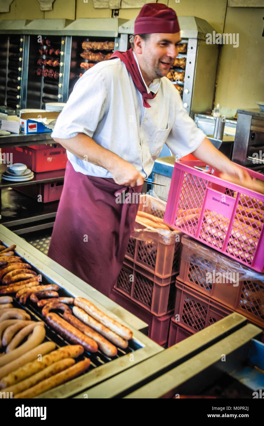 German street fair, carnival Stock Photo - Alamy